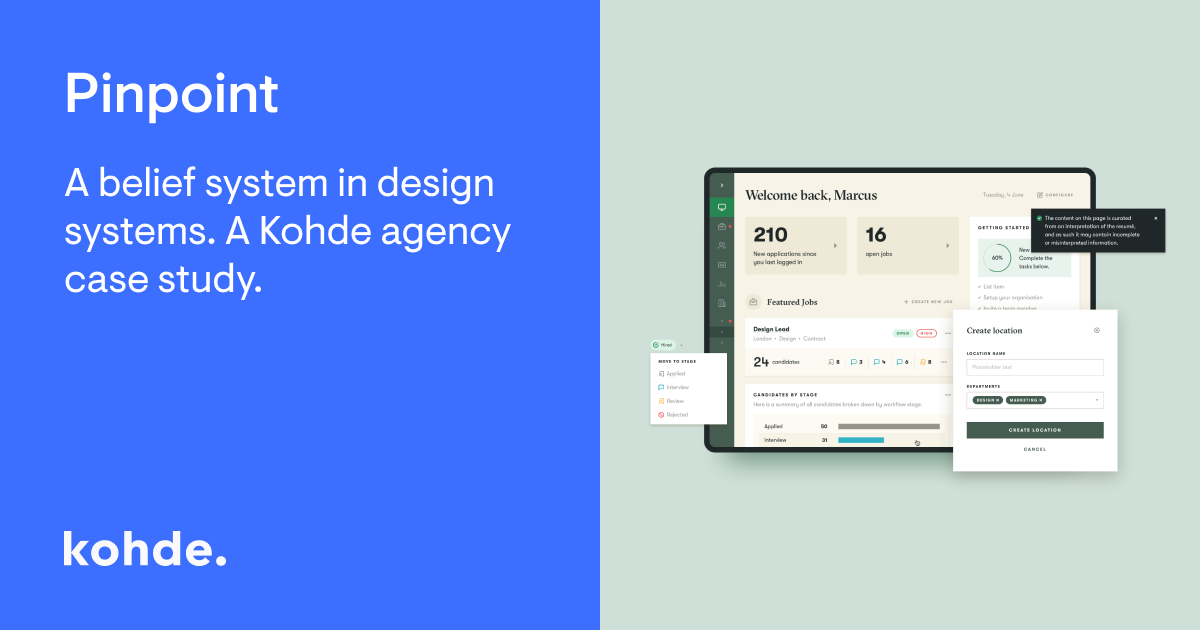 Pinpoint by Kohde | The design agency for B2B software and tech